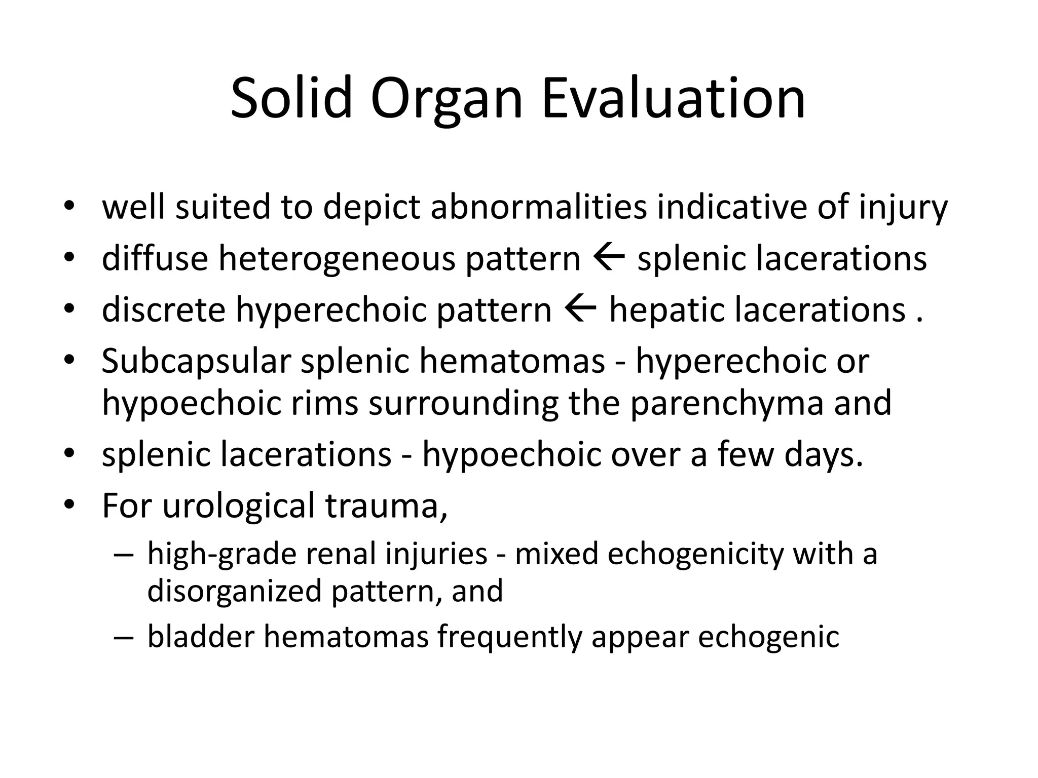 Focused Assessment with Sonography in Trauma (FAST) in 2017 | PPTX