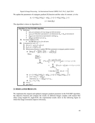 Fast nas rif algorithm using iterative conjugate gradient method | PDF