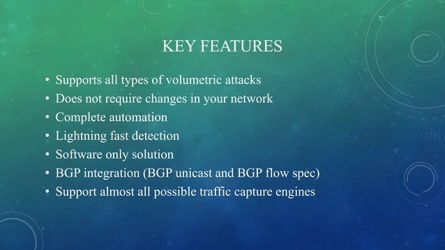 Fastnetmon Advanced Ddos Detection Tool Ppt