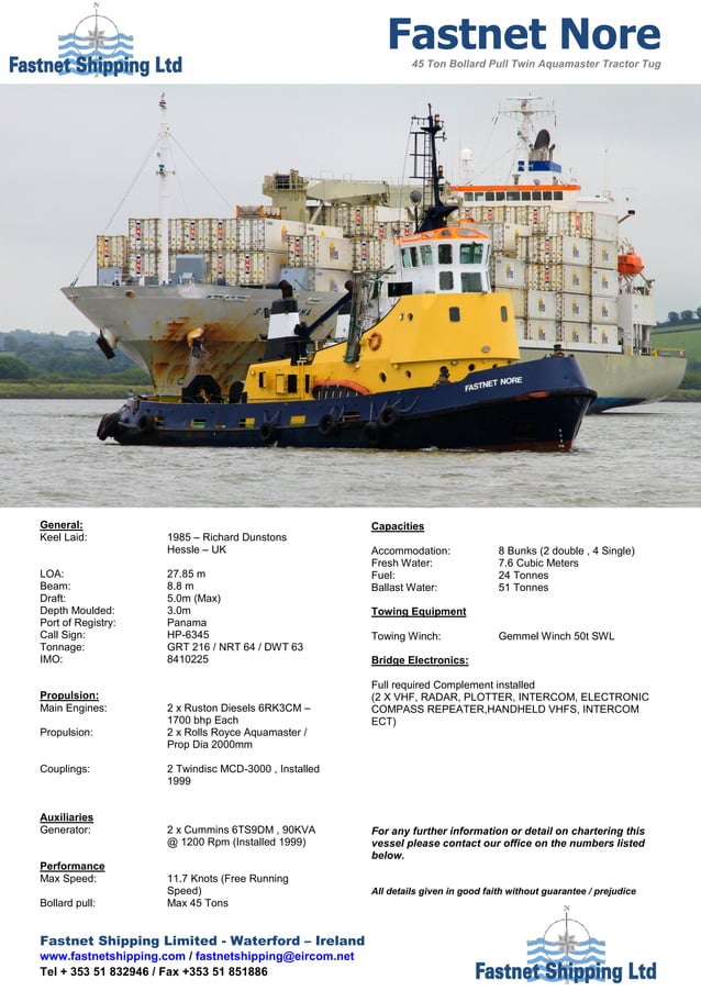 Fastnet Nore | PDF | Logistics | Business