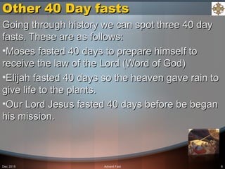 Fast of advent | PPT