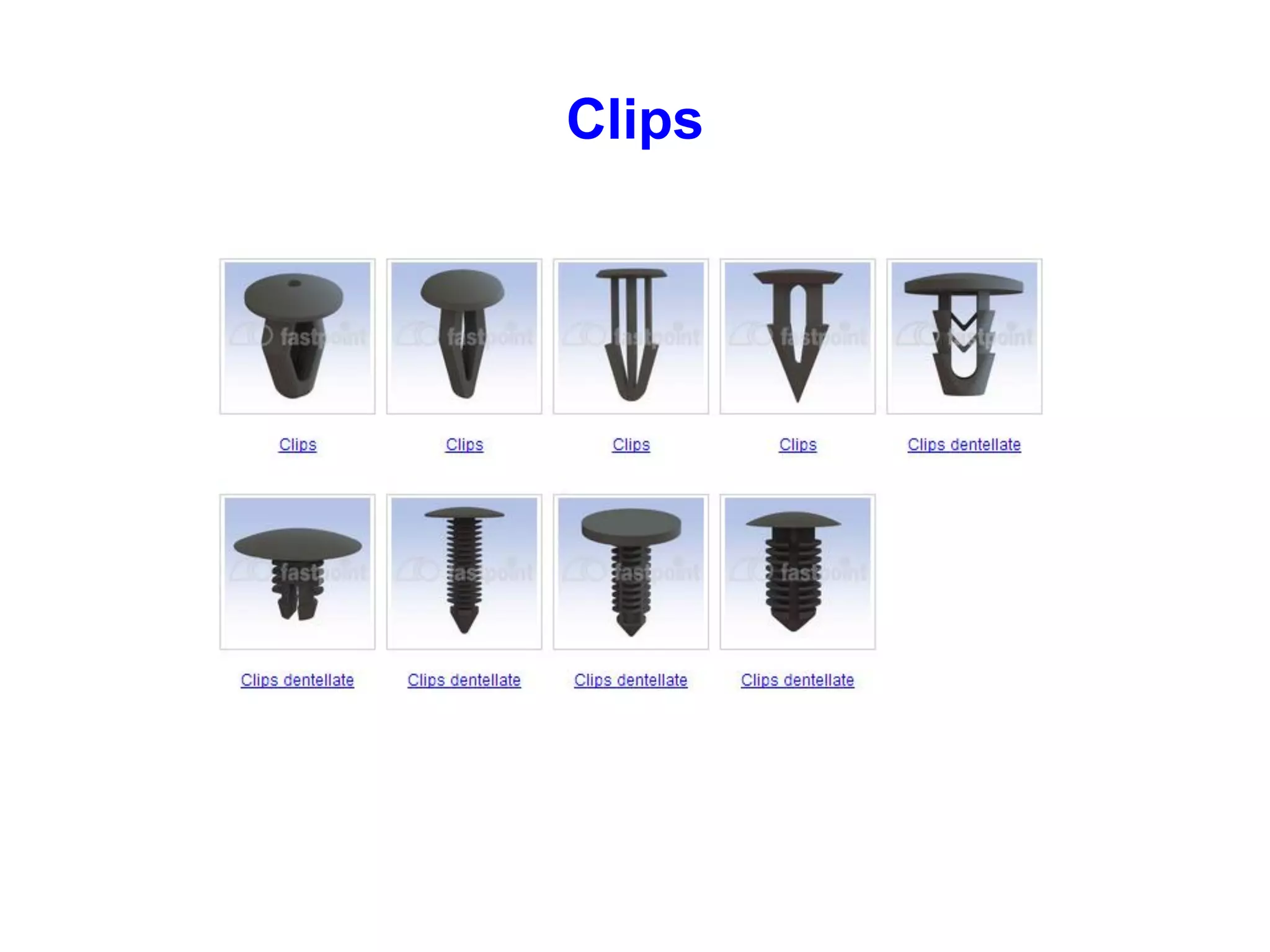 Fastpoint – fornitura fasteners | PPT