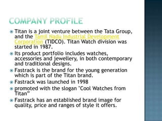 Customer satisfaction for Fastrack watches | PPTX