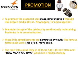 Fastrack watches | PPT