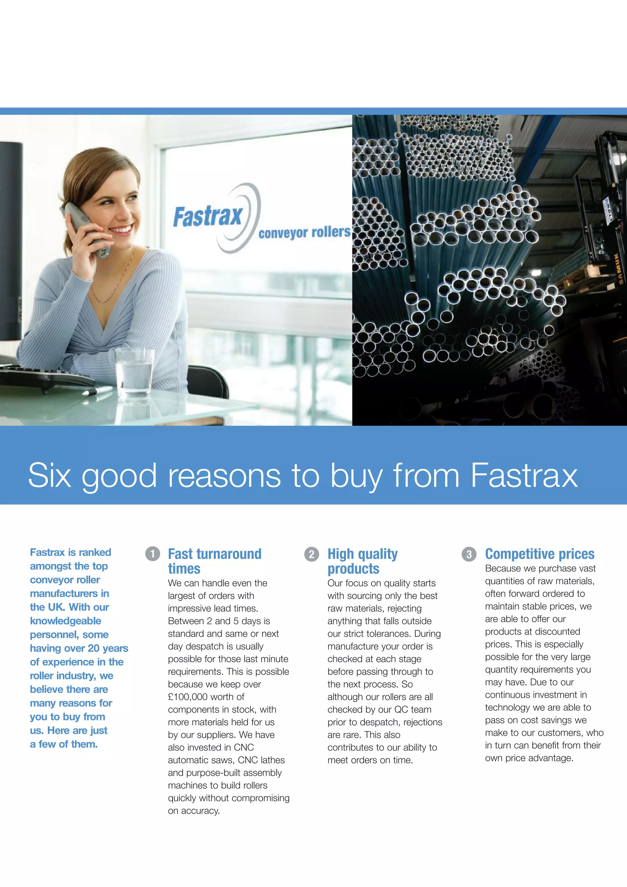 Fastrax conveyor-roller-brochure | PDF