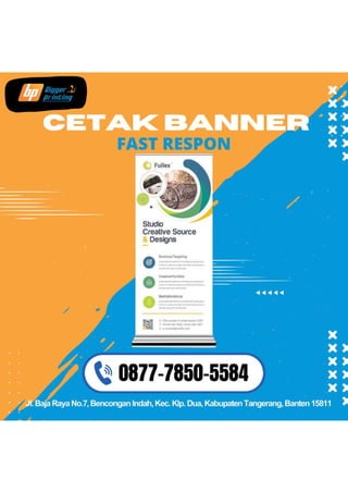 FAST RESPON, Wa./Call 0877-7850-5584, Cetak Banner Caleg di Ciputat Timur Tangerang Selatan | PDF