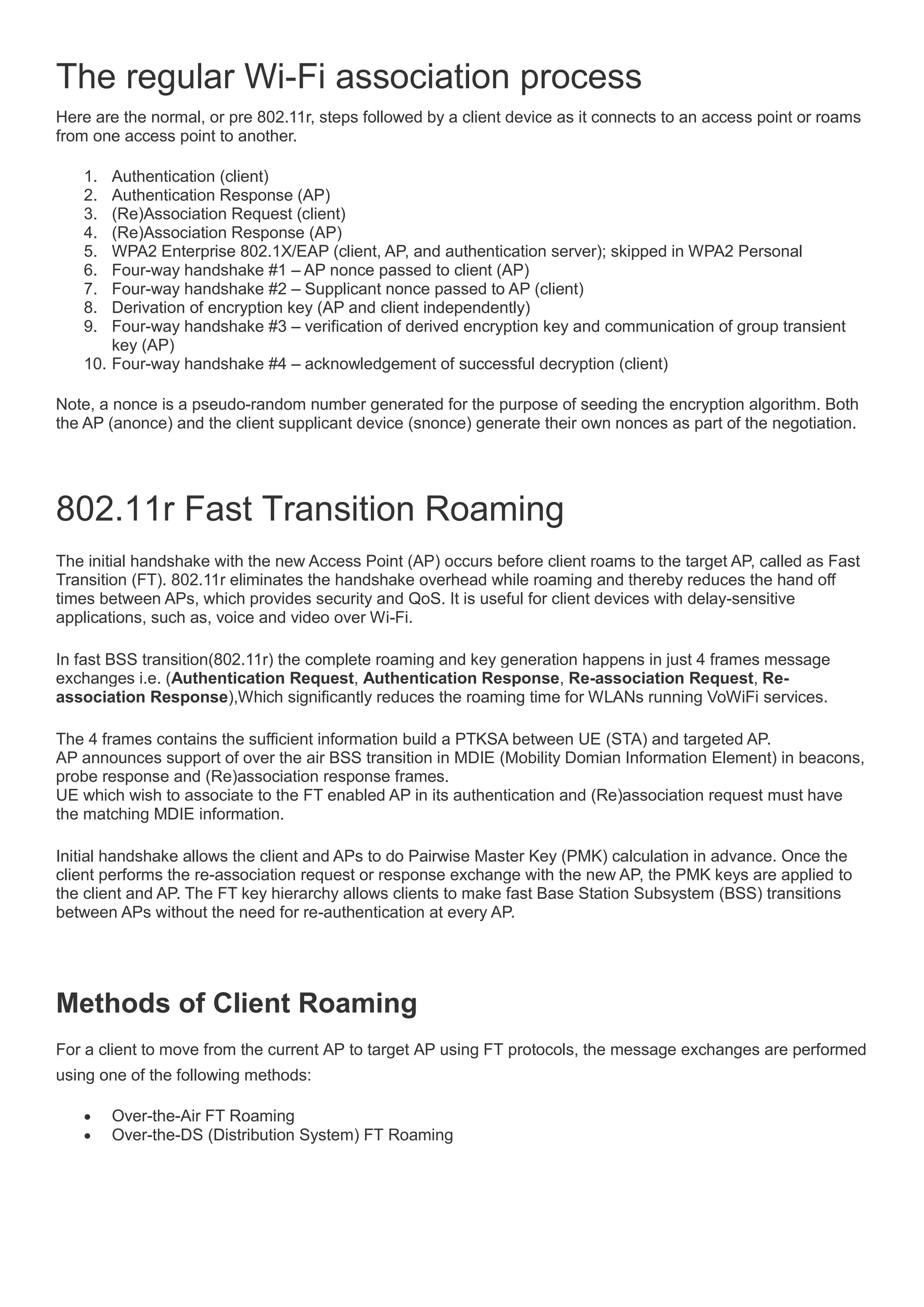 Fast Roaming 802.11r.docx