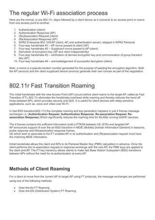 Fast Roaming 802.11r.docx