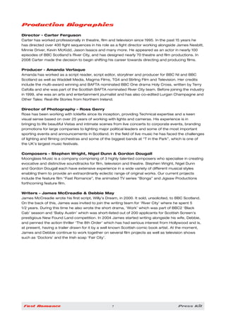 Fast Romance Press Kit | PDF