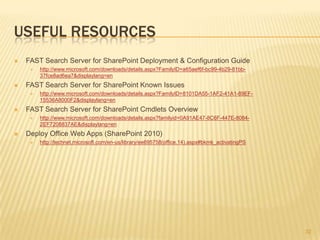 Fast search for share point | PPT