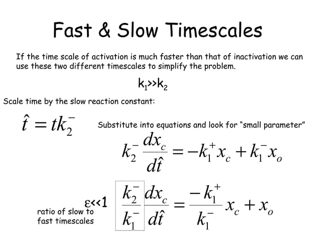 Fast Slow Timescale Analysis.1 | PPT | Physics | Science