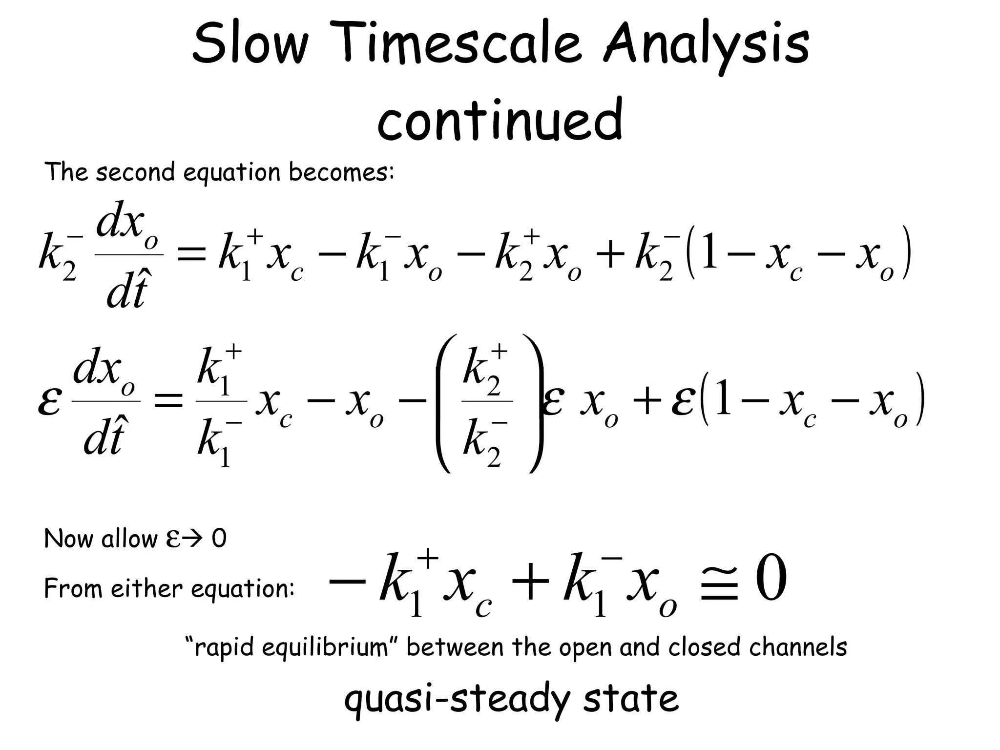 Fast Slow Timescale Analysis.1 | PPT