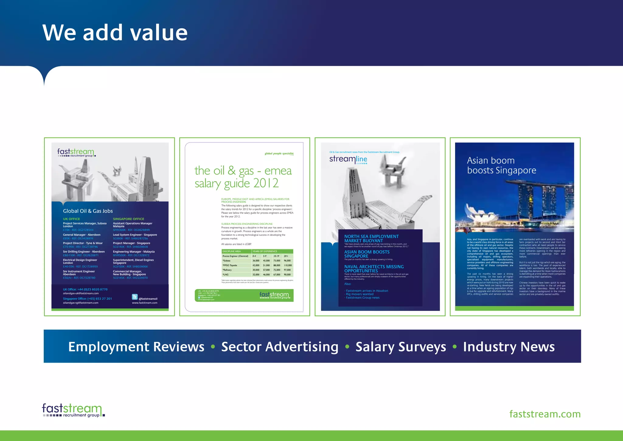 Faststream Brochure - Oil & Gas | PDF