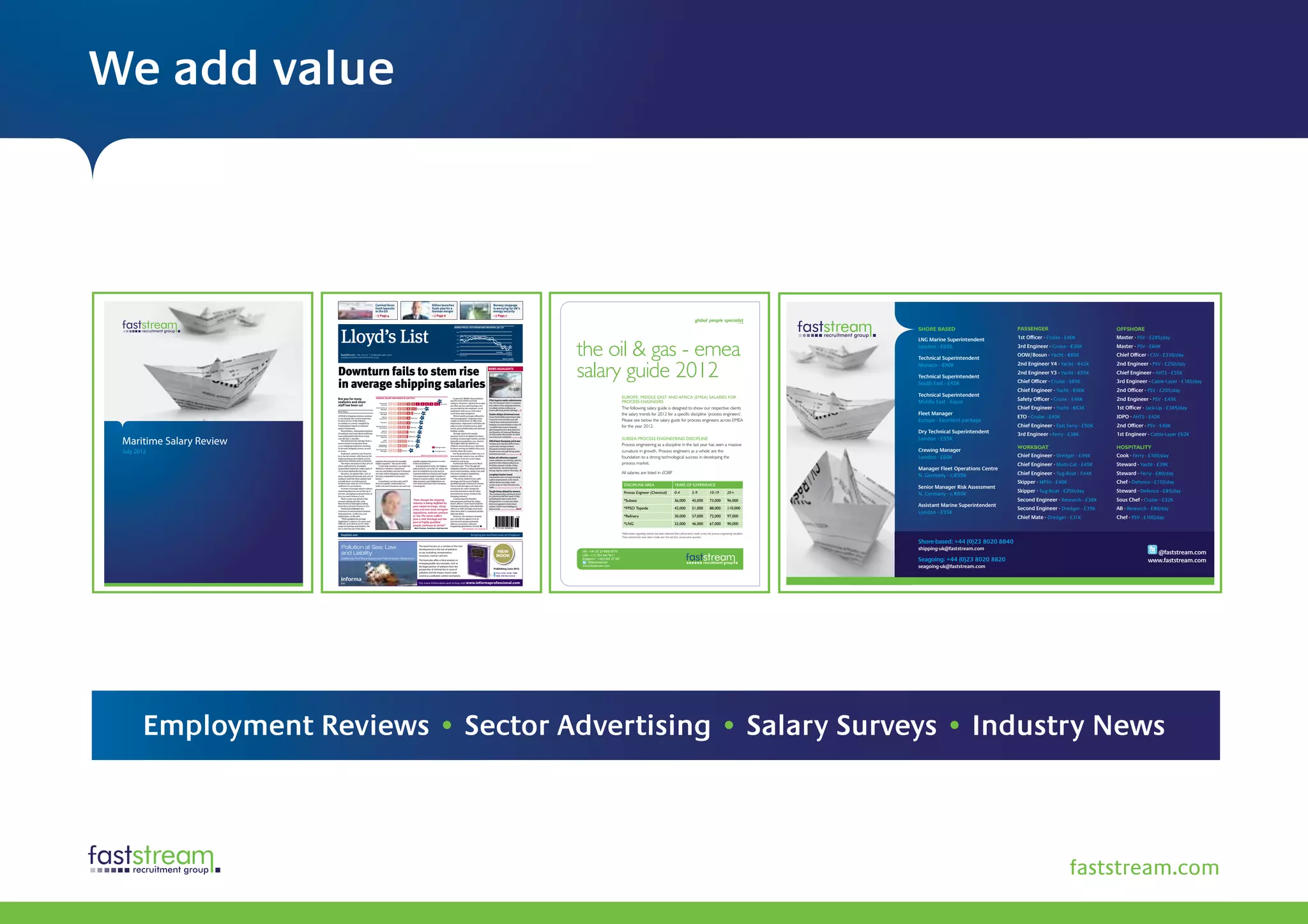 Faststream Brochure - Seagoing | PDF