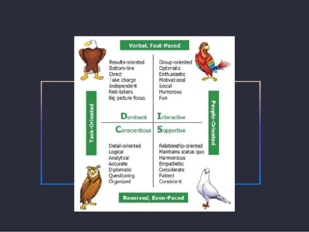 Taking Flight - DISC personality profile Taking Flight - DISC personality profile