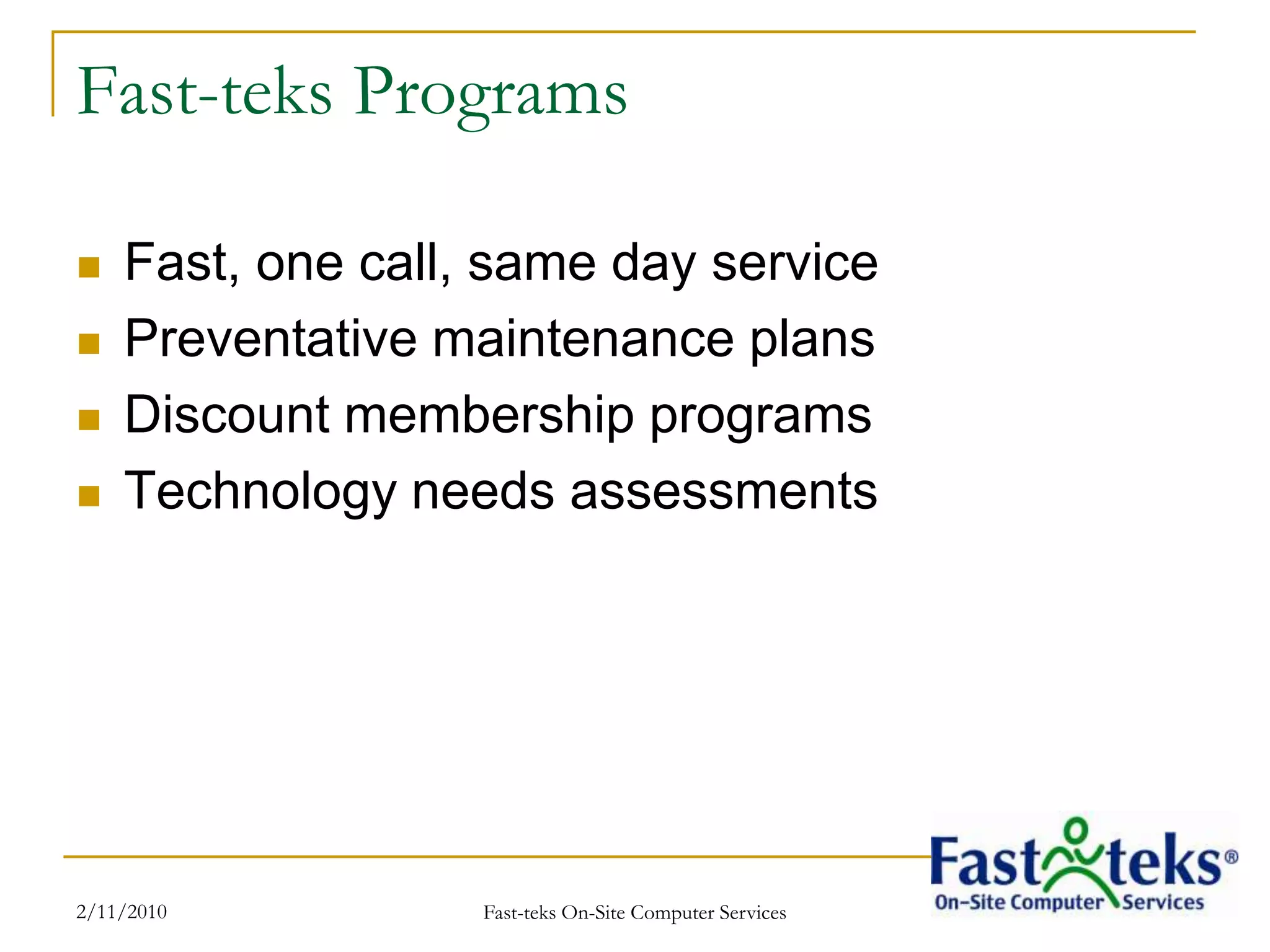 Fast Teks Ppt | PPT Fast Teks Ppt | PPT
