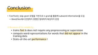 FastText : Enriching Word Vectors with Subword Information | PDF
