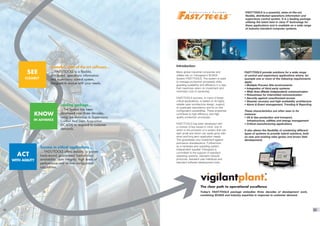 Brochure of Yokogawa's Fast/Tools Supervisory Systems | PDF