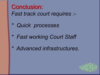Fast Track criminal Court - Rape Trial managment | PPT