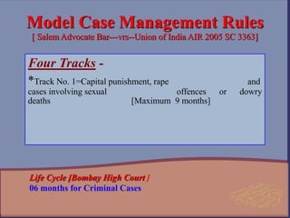 Fast Track criminal Court - Rape Trial managment | PPT