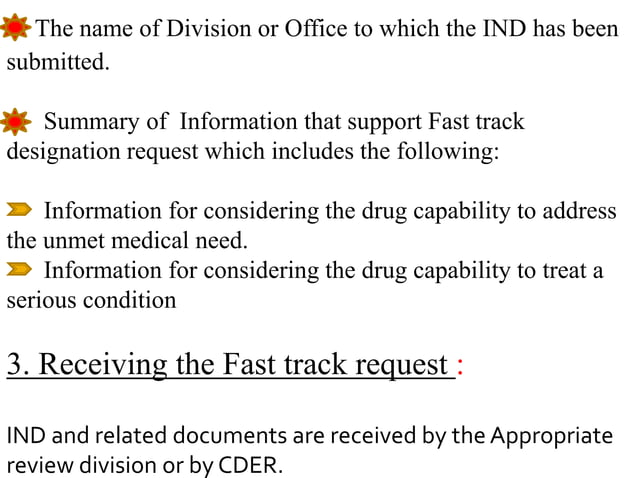 USFDA-Fast Track Designation | PPTX