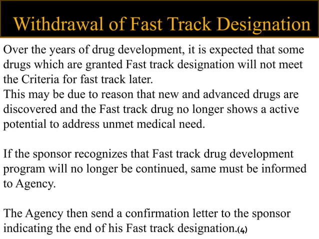 USFDA-Fast Track Designation | PPTX