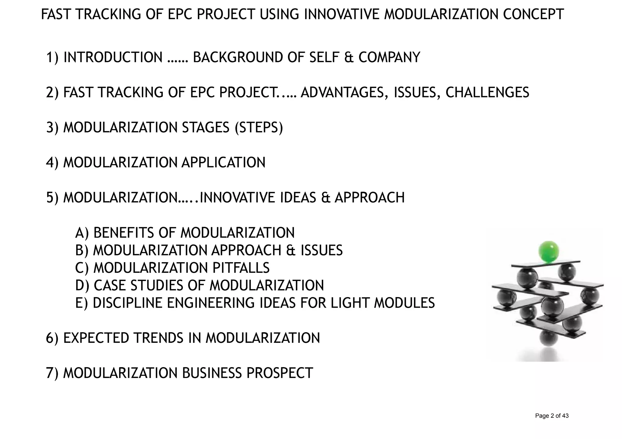 Fast tracking epc project using modularization mg | PDF | Power and Energy Industry | Industries