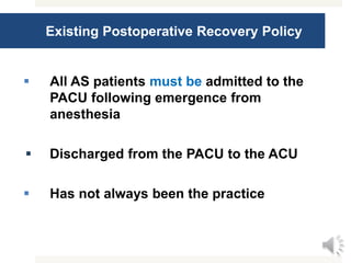 Fast Tracking Ambulatory Surgery Patients | PPT