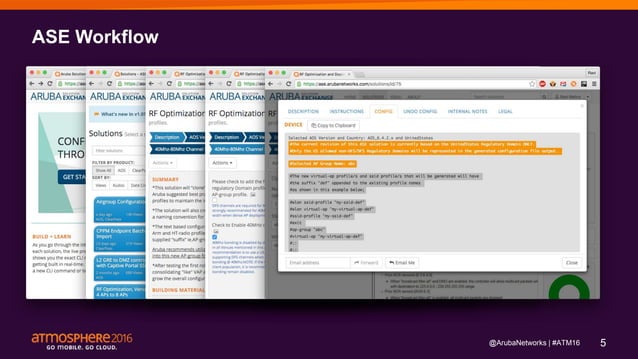 Fast tracking network configuration with Aruba Solution Exchange (ASE ...