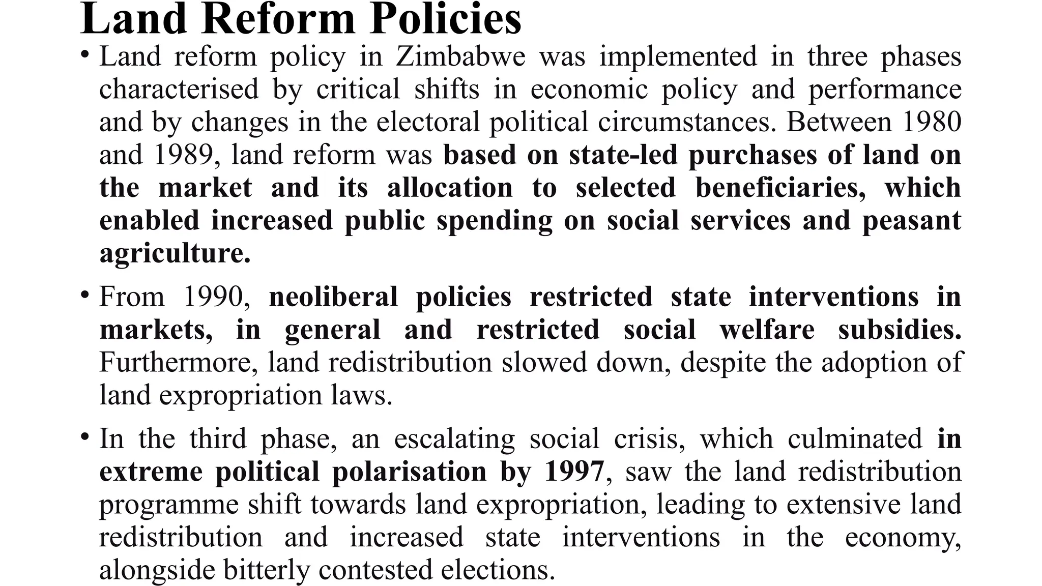 Fast Track Land Reform Program in Zimbabwe.pptx