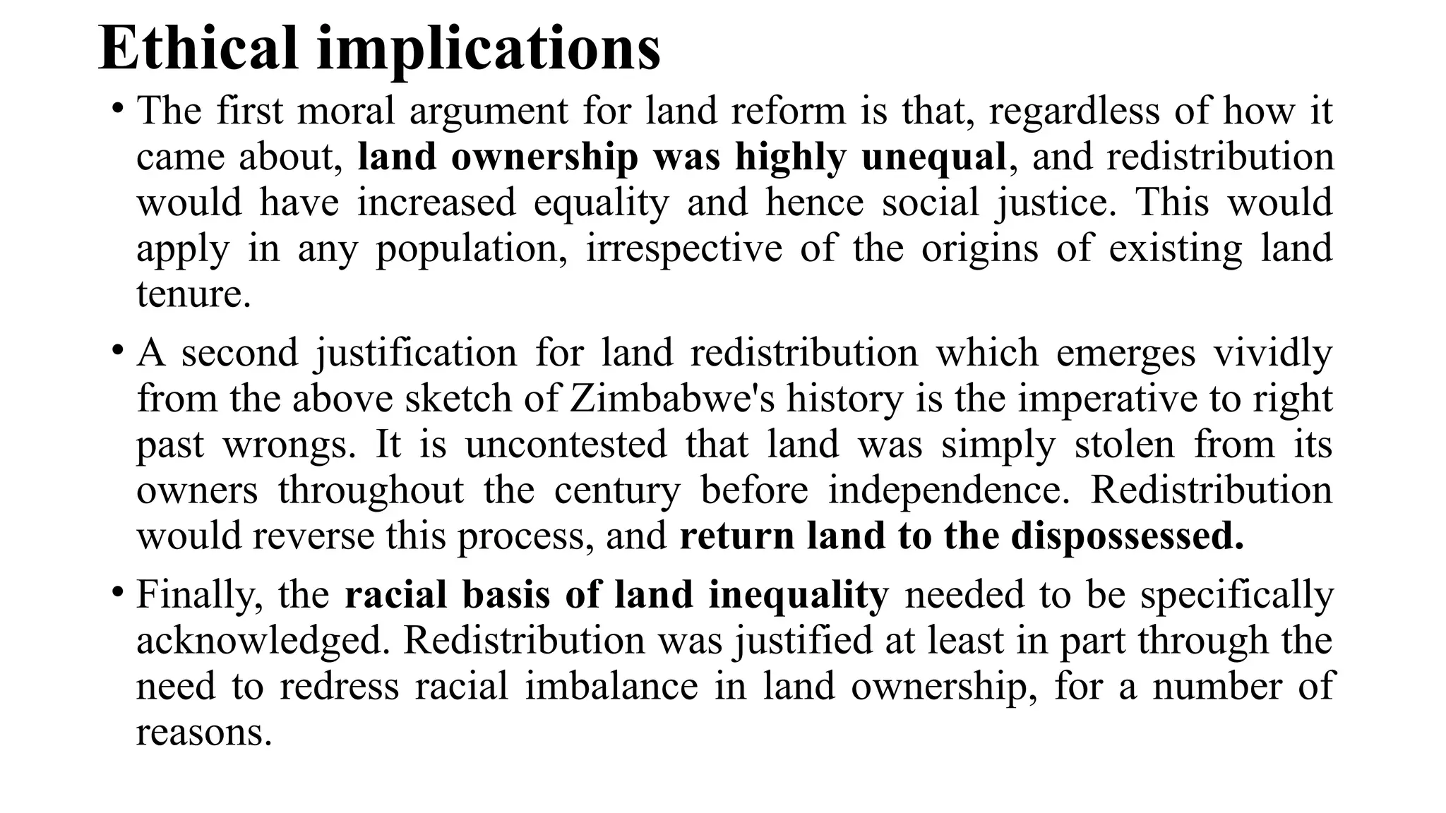 Fast Track Land Reform Program in Zimbabwe.pptx