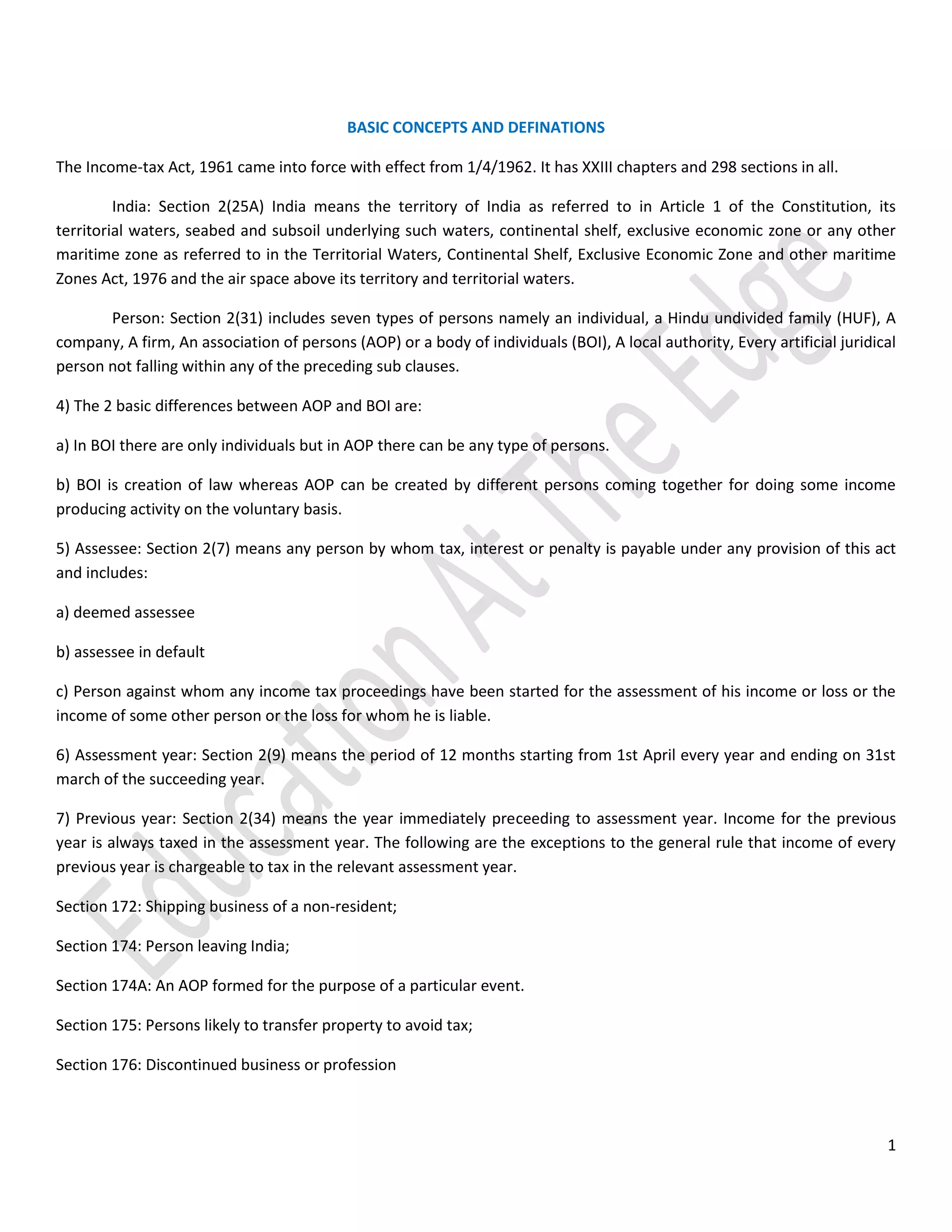 Fast track notes on income tax.Total Tax With maximum Effective ...