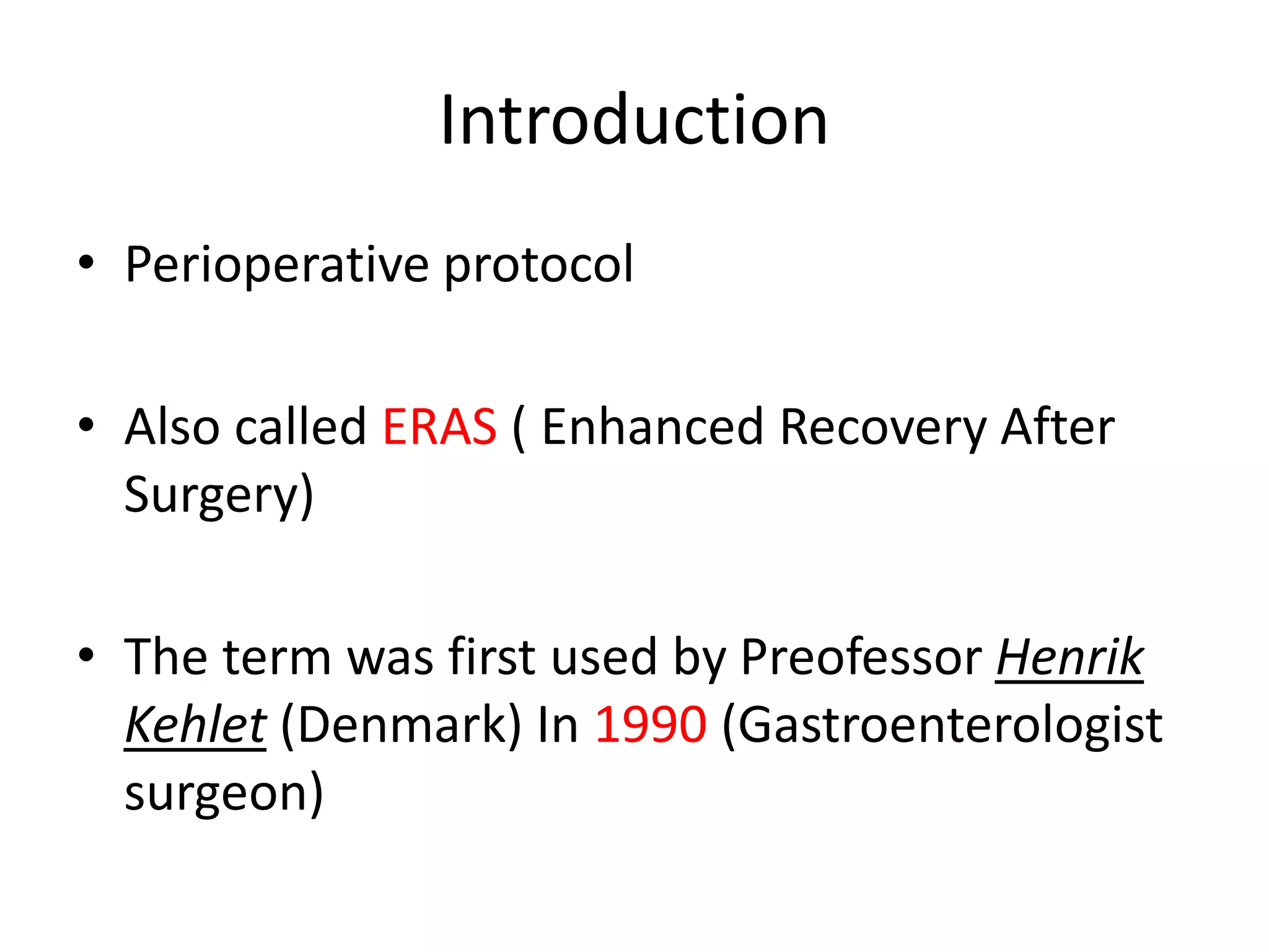 Fast track surgery | PPTX