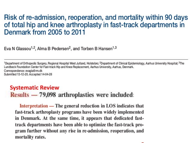 Fast track surgery | PPTX
