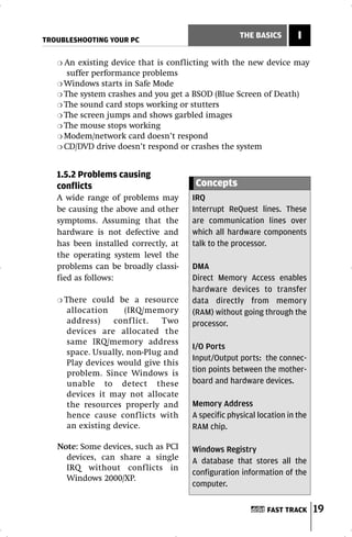 Fast track to troubleshooting your pc | PDF