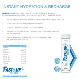 Fast&Up- Energy gels, Pre, During & Post workout Supplements | PDF