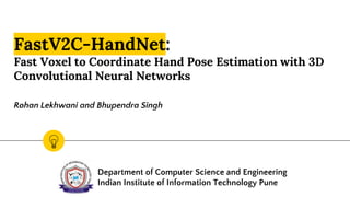 FastV2C-HandNet - ICICC 2020 | PPT