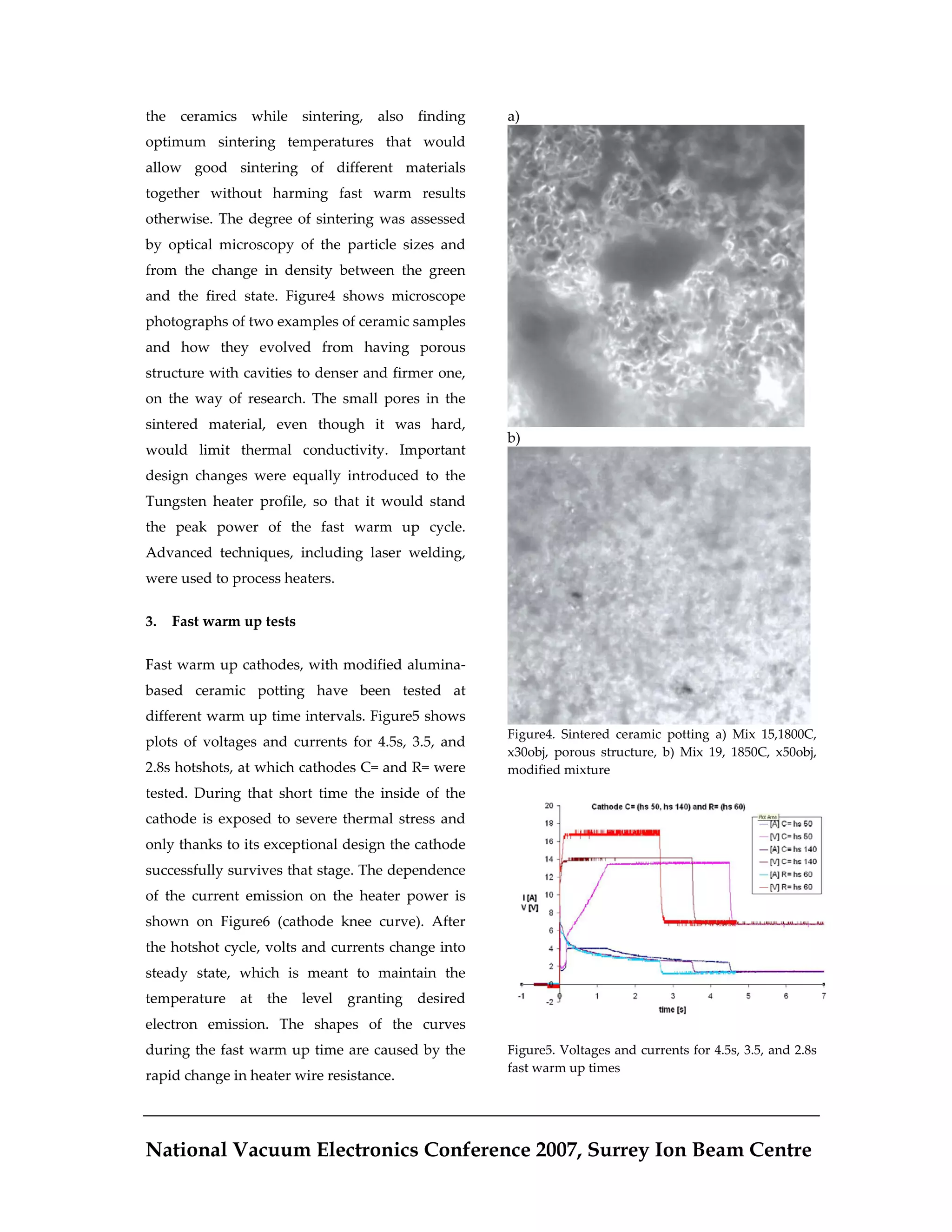 Fastwarm Cathode Design | PDF
