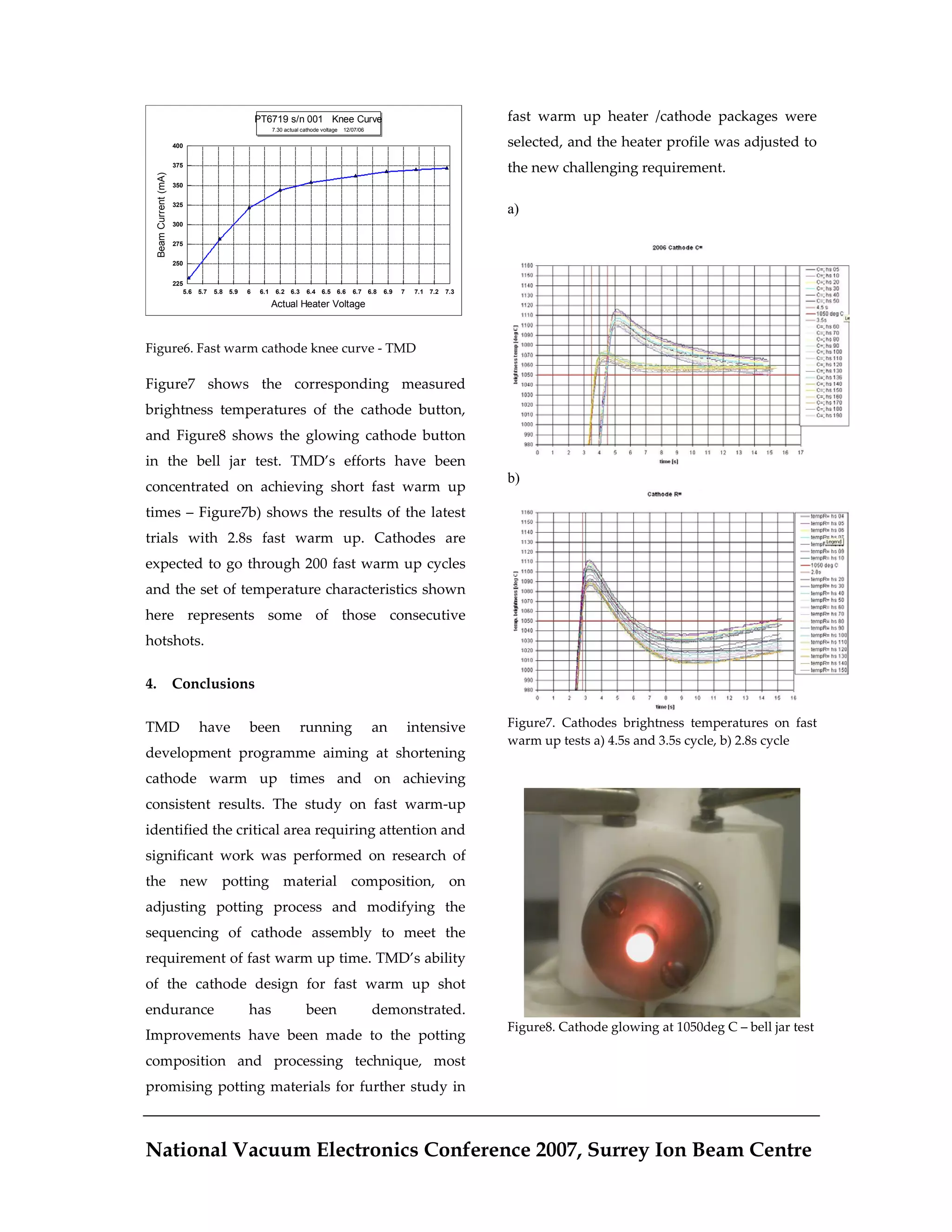 Fastwarm Cathode Design | PDF