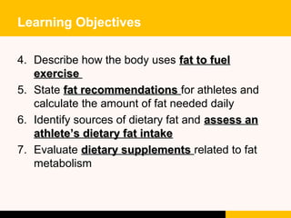 NDD30503: NUTRITION FOR SPORTS AND EXERCISE | PPT