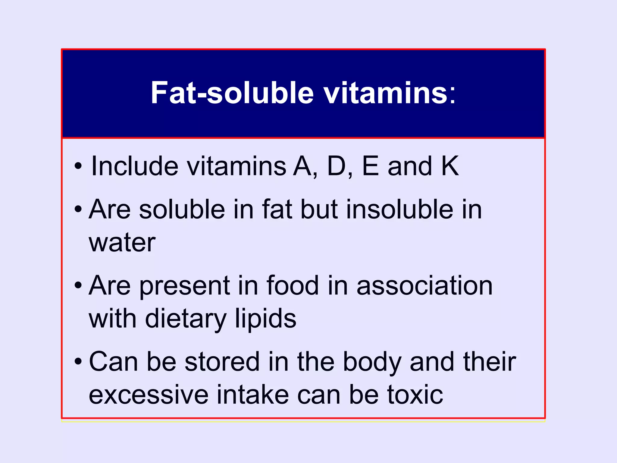Fat soluble vitamins | PPTX