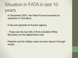 FATA and Pakistan | PPTX