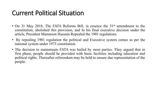 Presentation on War on Terror in FATA, Pakistan | PPT