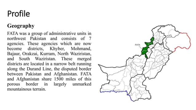 Presentation on War on Terror in FATA, Pakistan | PPT