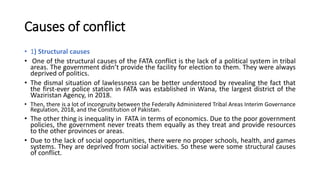 Presentation on War on Terror in FATA, Pakistan | PPT