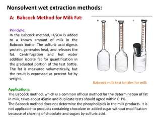 Fat analysis | PPTX | Chemistry | Science