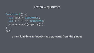 Fat Arrow (ES6) | PPT | Free Download