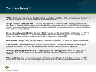 FATCA Essentials | PPTX