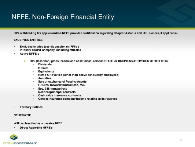 Passive Nffe Fatca Definition | Guida alla compilazione FATCA – OTZRD
