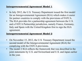 FATCA OVERVIEW | PPTX